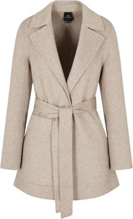 A|X Armani Exchange Femme, Manteaux, Beige, Taille: 38 FR Wool Coat