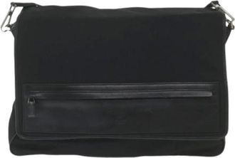 Gucci unisex, Pre-owned, Noir, Taille: ONE Size Sac bandouli&egrave;re &agrave; rabat Vintage Pre-owned