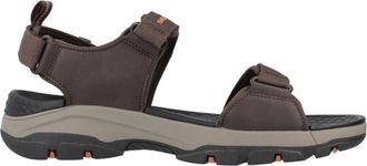 Skechers Homme, Chaussures, Brun, Taille: 43 EU Sandales Plates Tendance pour Femmes