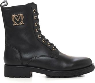Love Moschino Femme, Chaussures, Noir, Taille: 41 EU Bottes &agrave; lacets