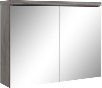 Badplaats Badplaats - Armoire de toilette Paso 80 x 60 cm Chene Gris - m