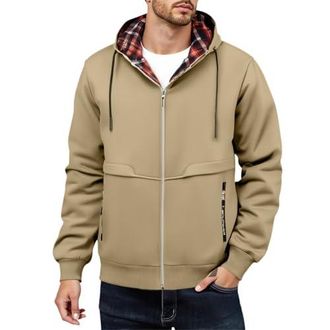 Generic Cardigan d&eacute;contract&eacute; pour homme - Fermeture &eacute;clair - Automne et hiver - Chaud - Sweat &agrave; capuche - Sweatshirt &agrave; capuche - Pour les loisirs - T-shirt de