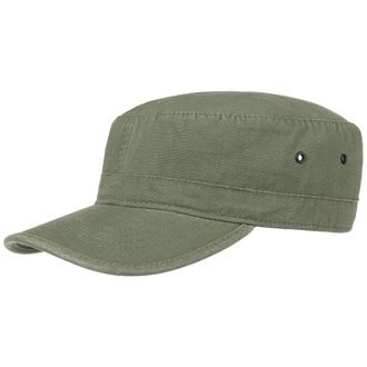 LIPODO Army Cap Damen/Herren - Cap aus 100% Baumwolle - Schirmm&uuml;tze Einheitsgr&ouml;&szlig;e (55-61 cm) - Armycap Oliv