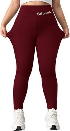 Generic Legging en polaire pour femme - Collants thermiques taille haute - Pantalon dhiver chaud - Legging dentra&icirc;nement extensible anti-cellulite - Legging d