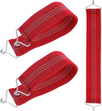 Angoily 3 Stück Recliner Gurtband Elastische Verstärkung für Klappstuhl Rot Flexibles Hochbelastbares Band zur Sicheren Befestigung und Stabilisierung von Sof