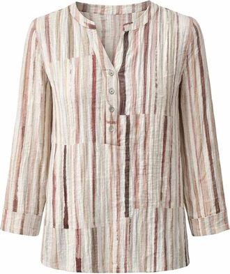 2-Biz Femme, Blouses et Chemises, Multicolore, Taille: 40 FR Stripe Shirt