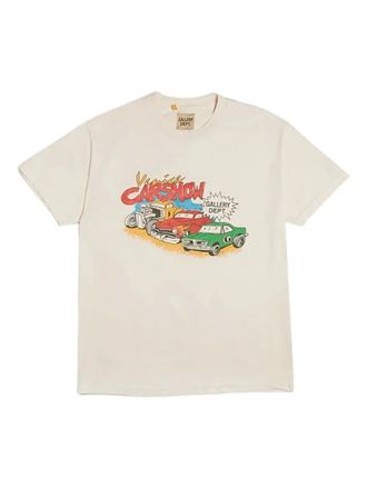 Gallery Dept. Car-Show T-Shirt mit grafischem Print - Nude