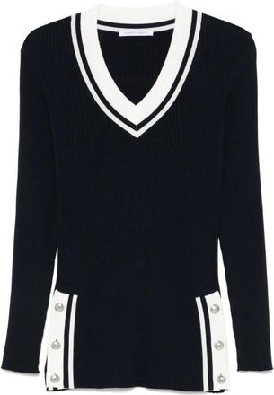 Alberta Ferretti Damen, Strickwaren, Blau, 2XLGr&ouml;&szlig;e