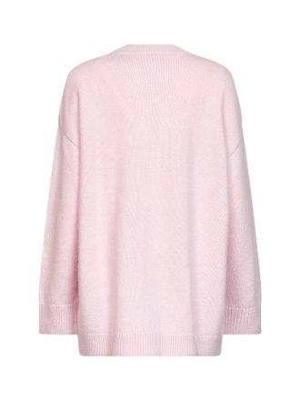 Diesel Womens Cardigan M-Areela Pink Wool Blend Cardigans Sweater