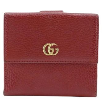 Gucci Portefeuille Pre-owned (bi-pli) - Femme - Pre-owned - Rouge - Taille: ONE Size
