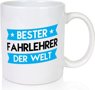 Generic Bester Fahrlehrer | Fahrschule - Tasse Weiss - Kaffeetasse/Geschenk/Familie