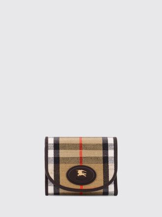 Burberry Tri-Fold-Portemonnaie von aus beschichteter Baumwolle mit Vintage Check-Muster