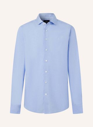 Hackett Freizeithemd City Solid Eoe blau