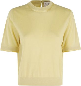 Semicouture Femme, Pulls, Jaune, Taille: 38 FR Pull Alma