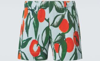 Homme Pliss&eacute; Issey Miyake Homme Pliss&eacute; Issey Miyake Bedruckte Shorts