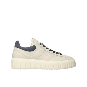 Hogan Homme, Chaussures, Beige, Taille: 41 1/2 EU H-Stripes Baskets