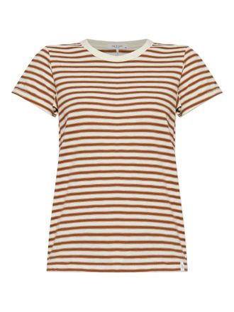Rag & Bone Gestreiftes T-Shirt - Orange