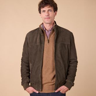 Bexley Seaver - Blousons et vestes Cuir homme kaki