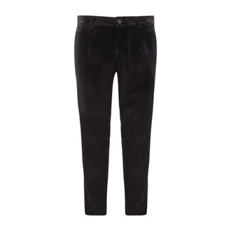 Dolce & Gabbana Velvet Hosen - - Trousers - Herren - Schwarzk - M