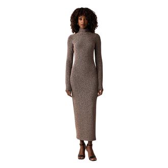 Patrizia Pepe Robe longue en maille - Femme - Robes - Multicolore - Taille: 40 FR