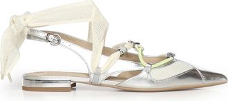 Pinko Pinko, Femme, Chaussures, Gris, Taille: 37 EU Ballerines Gianira