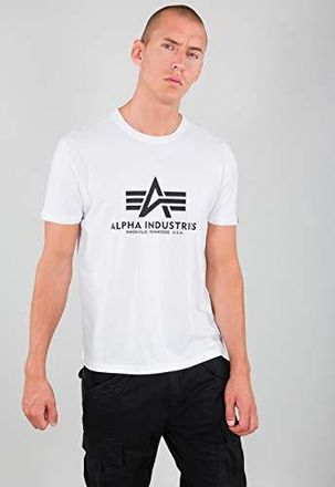 Alpha Industries Homme 100501 / 09 T-shirt, Blanc (White), L EU