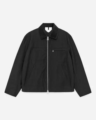 Arket Jacke Aus Baumwollcanvas -Schwarz