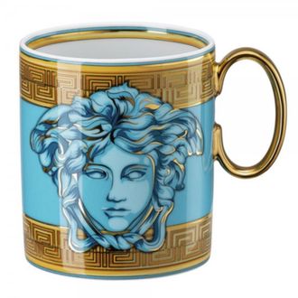 Versace Medusa Amplified Blue Coin Becher mit Henkel