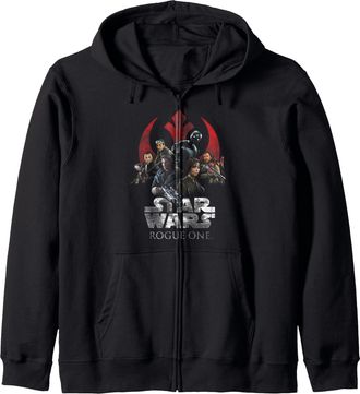 Star Wars Gruppen-Logo von Star Wars Rogue One Rebellion Kapuzenjacke