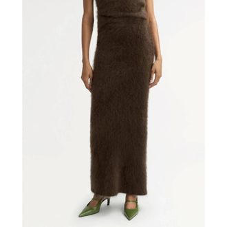 Soft Goat Femme, Jupes, Brun, Taille: 40 FR Jupe Maxi en Cachemire