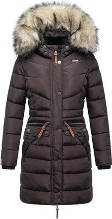 Navahoo Paula manteau dhiver pour femme matelassé long Choco M
