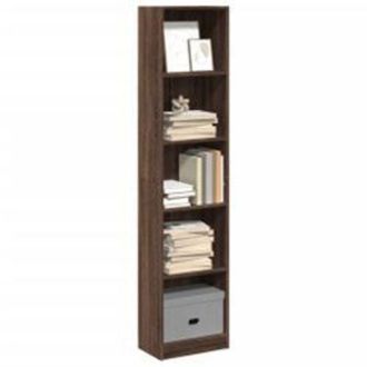 Les Tendances Bibliothèque en bois 5 niveaux L40xH176xP24 - Collection Klazik-Noyer