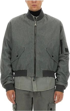 Dolce & Gabbana Homme, Vestes, Gris, Taille: L Giubbotto