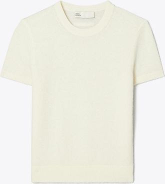 Tory Burch T-Shirt aus Kaschmir und Seide