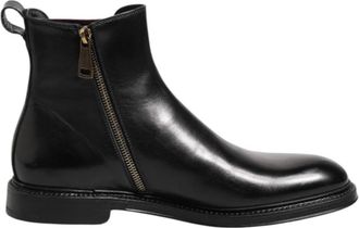 Dolce & Gabbana Bottines en cuir Chelsea - Homme - Chaussures - Noir - Taille: 41 EU