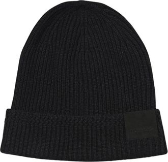 Tom Ford Homme, Accessoires, Bleu, Taille: ONE Size Bonnet en maille côtelée