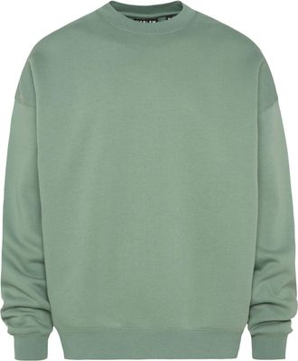 Harlem Soul Herren/Damen Sweatshirt Oversize AD-AM | Langarm Sweatpullover Unisex Jade Green XXXL