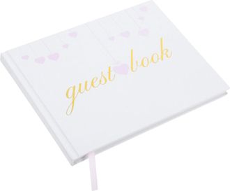Hemobllo Hochzeitsgästebuch mit Blanko für Persönliche Einträge Vielseitiges Erinnerungsalbum für Hochzeit Brautparty Taufe und Abschlussfeier Individuelles zu