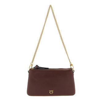 Pinko Pinko, Femme, Sacs, Rouge, Taille: ONE Size Mini Sac Bandouli&egrave;re Double Love Birds