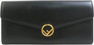 Fendi Portefeuille long (bi-pli) Pre-owned - Femme - Pre-owned - Noir - Taille: ONE Size