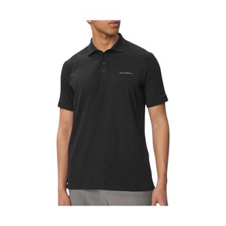Karl Lagerfeld Logo Patch Polohemd - - Tops - Herren - Schwarzk - L