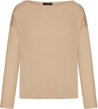 Gran Sasso Rundhalspullover - Nude