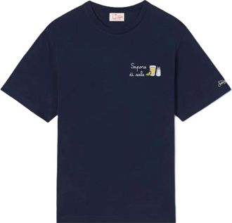 MC2 Saint Barth Homme, Tops, Bleu, Taille: XL T-Shirt Portofino