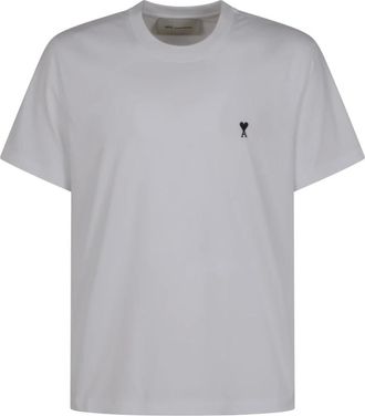 Ami Homme, Tops, Blanc, Taille: XL Quota Contrasted ADC T-shirt