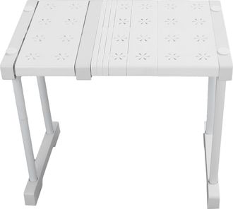 ZJchao Verstellbares, Abgestuftes Lagerregal mit Einer Robusten Tragf&auml;higkeit von 121 Pfund, Platzsparender Organizer f&uuml;r Schrank, Schrank und Vorratsregal (