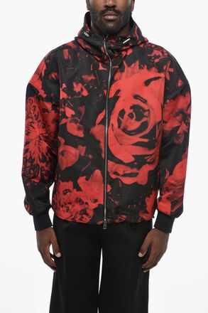 Alexander McQueen Jacke Mit Acid-Wash-Effekt Und Kapuze Alexander McQueen