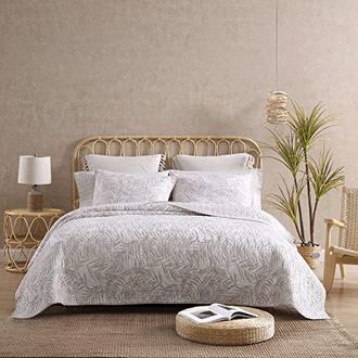 Tommy Bahama | Palmday Collection | Bettw&auml;sche-Set - 100% Baumwolle, leichte und atmungsaktive Bettw&auml;sche, vorgewaschen f&uuml;r zus&auml;tzliche Weichheit, Queen-Size-Bett,