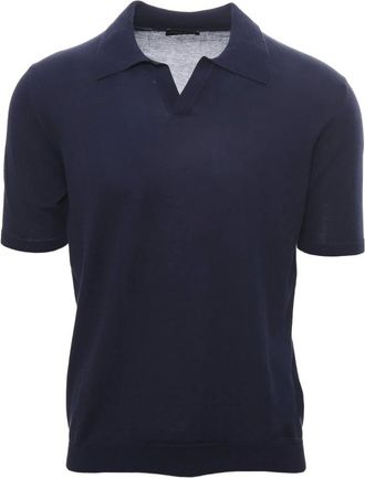 Roberto Collina Homme, Tops, Bleu, Taille: L Polo