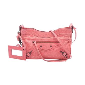 Balenciaga Pre-owned The Hip Leather Shoulder Bag - Femme - Pre-owned - Rose - Taille: ONE Size