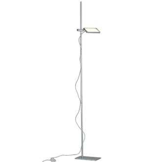 Luce-Ambiente-Design Led Book Floor Lamp in Gray Aluminum with Adjustable Diffuser 18w 3200k